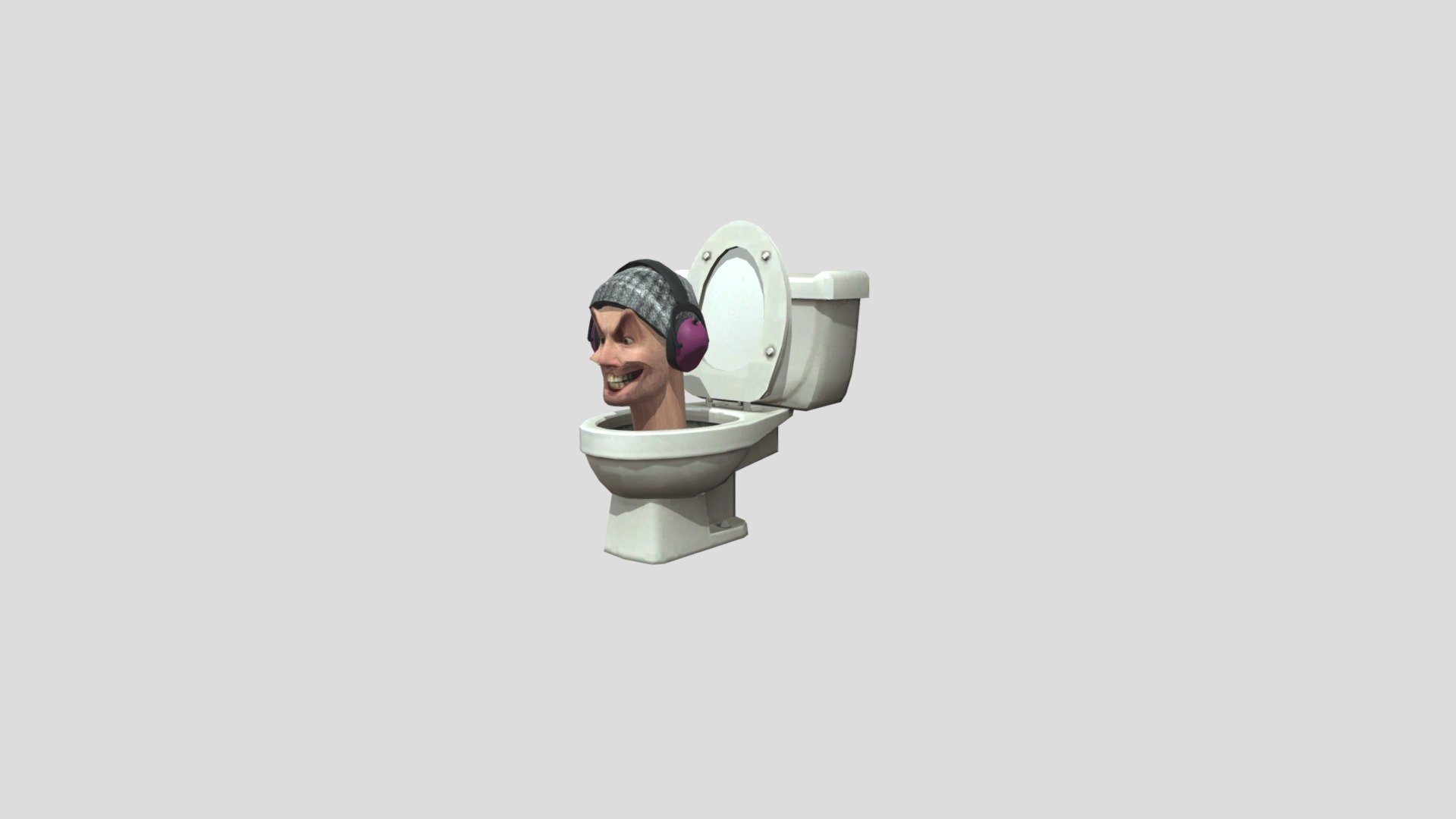 DJ TOILET NEW - 3D model by Bomb Monster (@BombMonster) [2d1ccbd ...