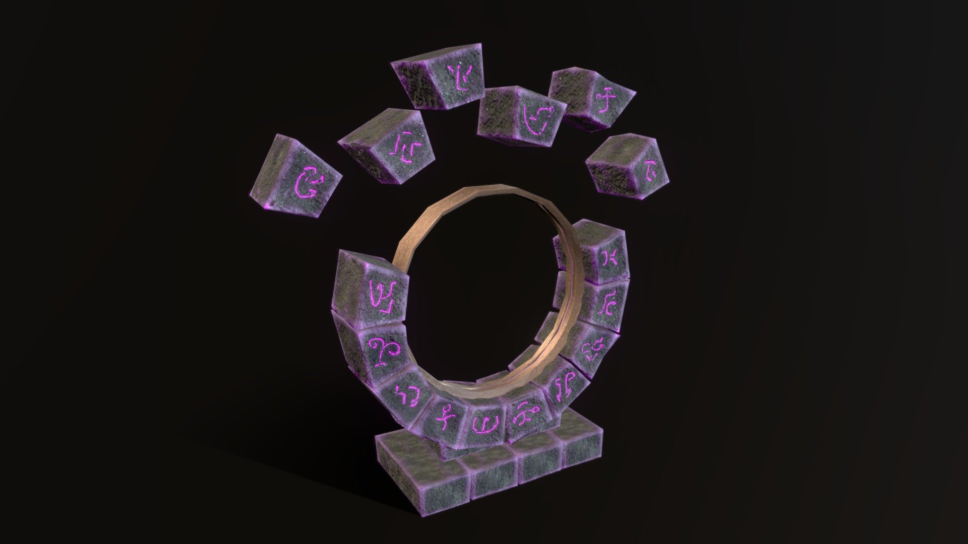 Magic portal - 3D model by Schmoguesoft [2d1cce9] - Sketchfab