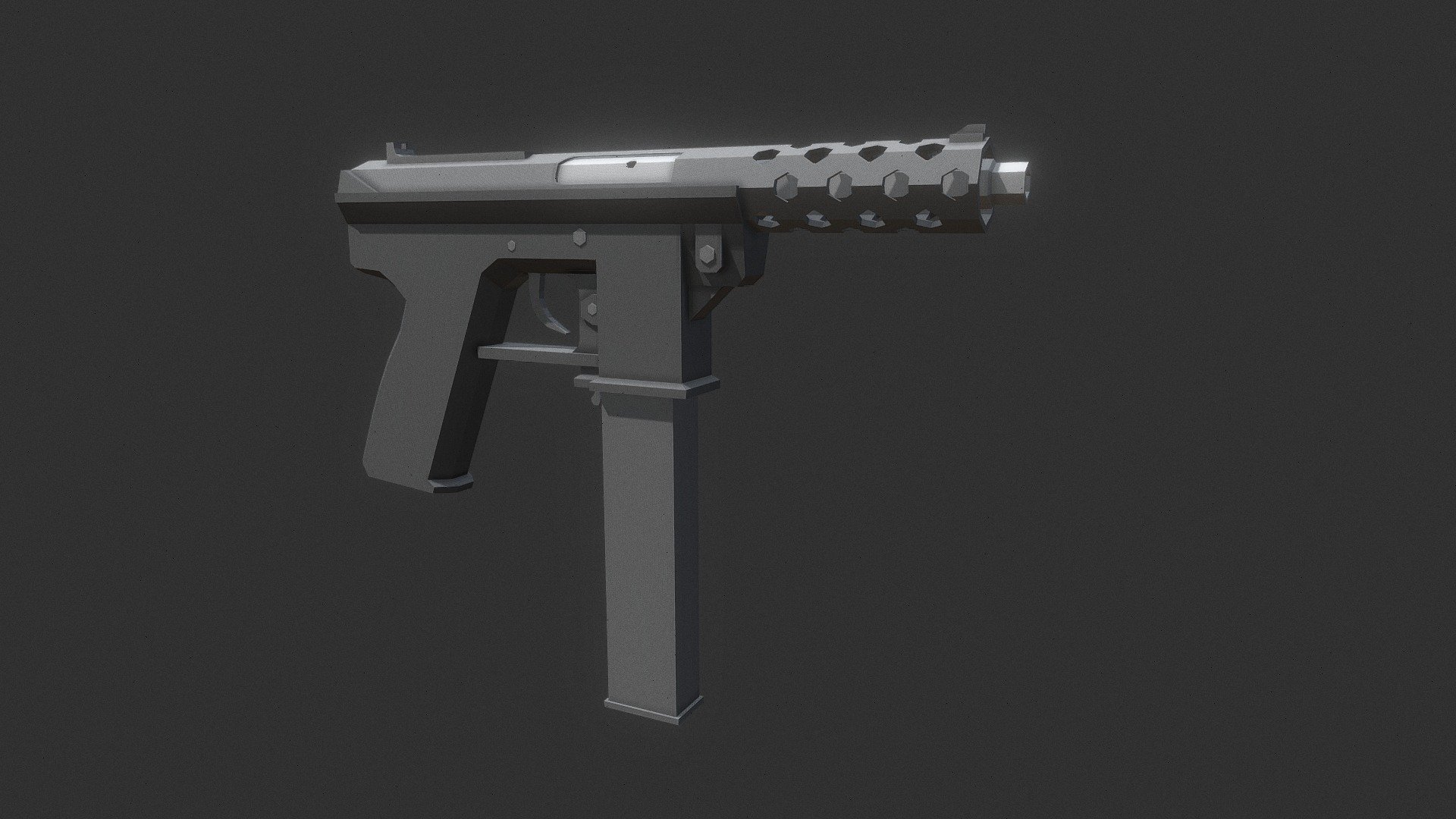 Low-Poly Tec-9 - Download Free 3D model by Matrixxy [2d1cdc5] - Sketchfab