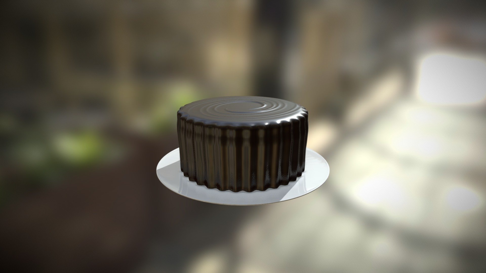Cake Round 2 - 3D model by dner [2d1cfea] - Sketchfab