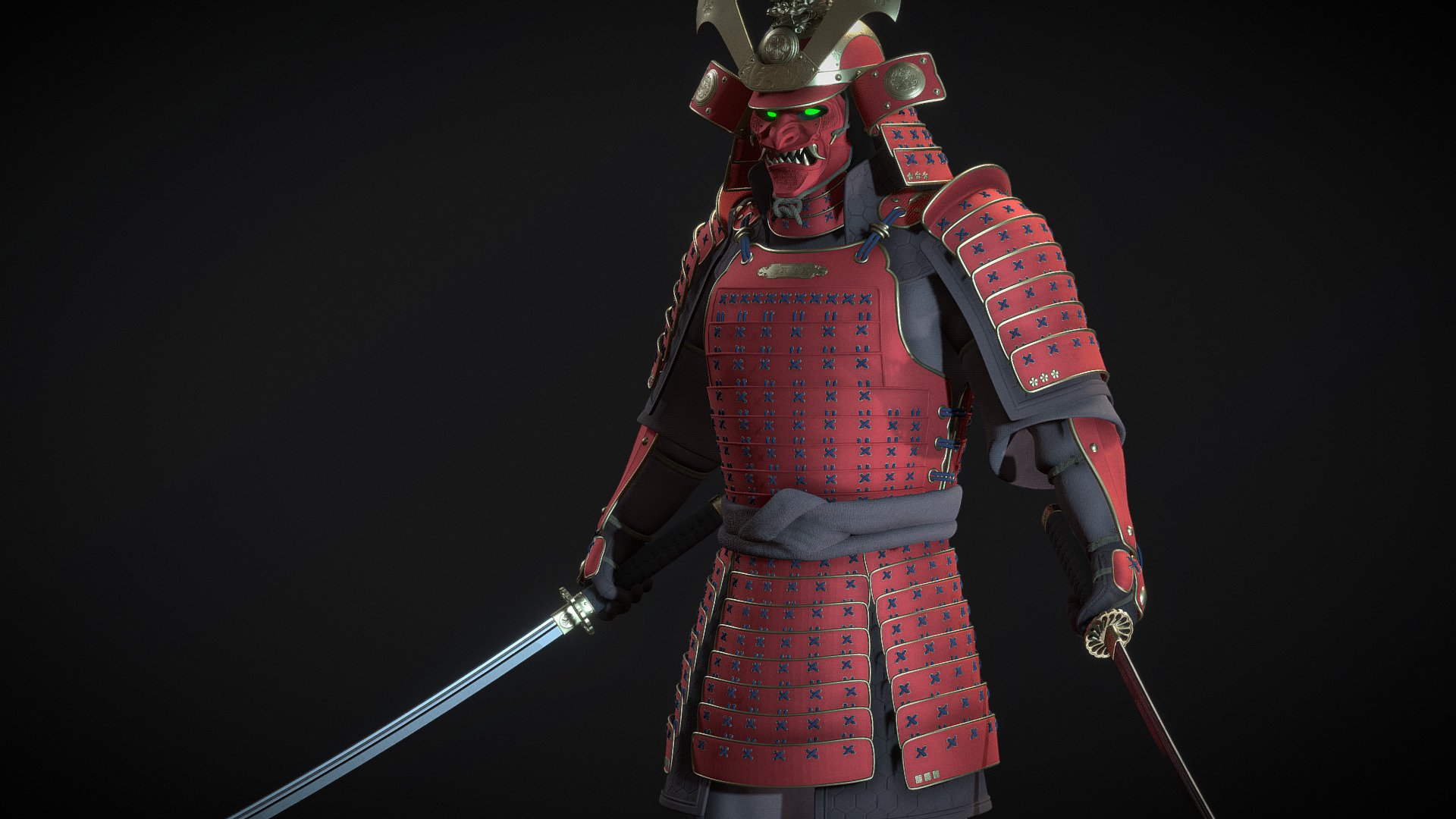 Onryo Shogun - Buy Royalty Free 3D model by Marius Ciulei (@omassyx ...