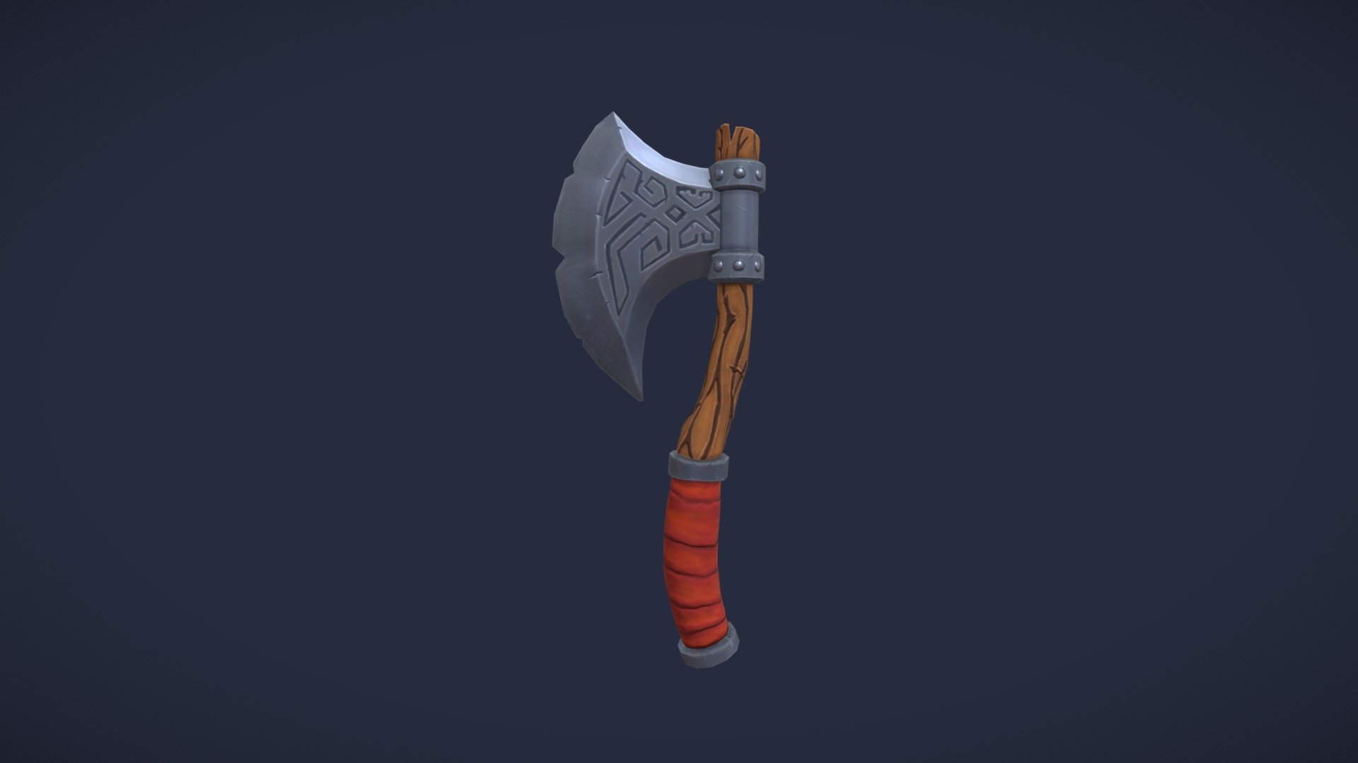 Stylized Axe - 3D model by Nictobrio [2d1e151] - Sketchfab