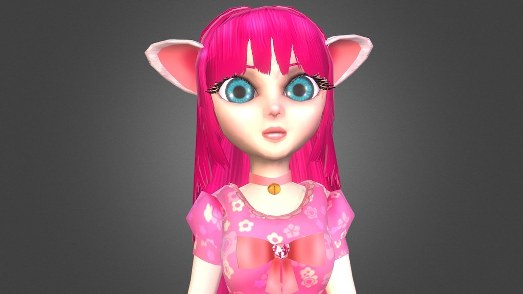 Neko Girl - 3D model by Venera Zappalà (Vera) (@lilith) [2d213aa ...