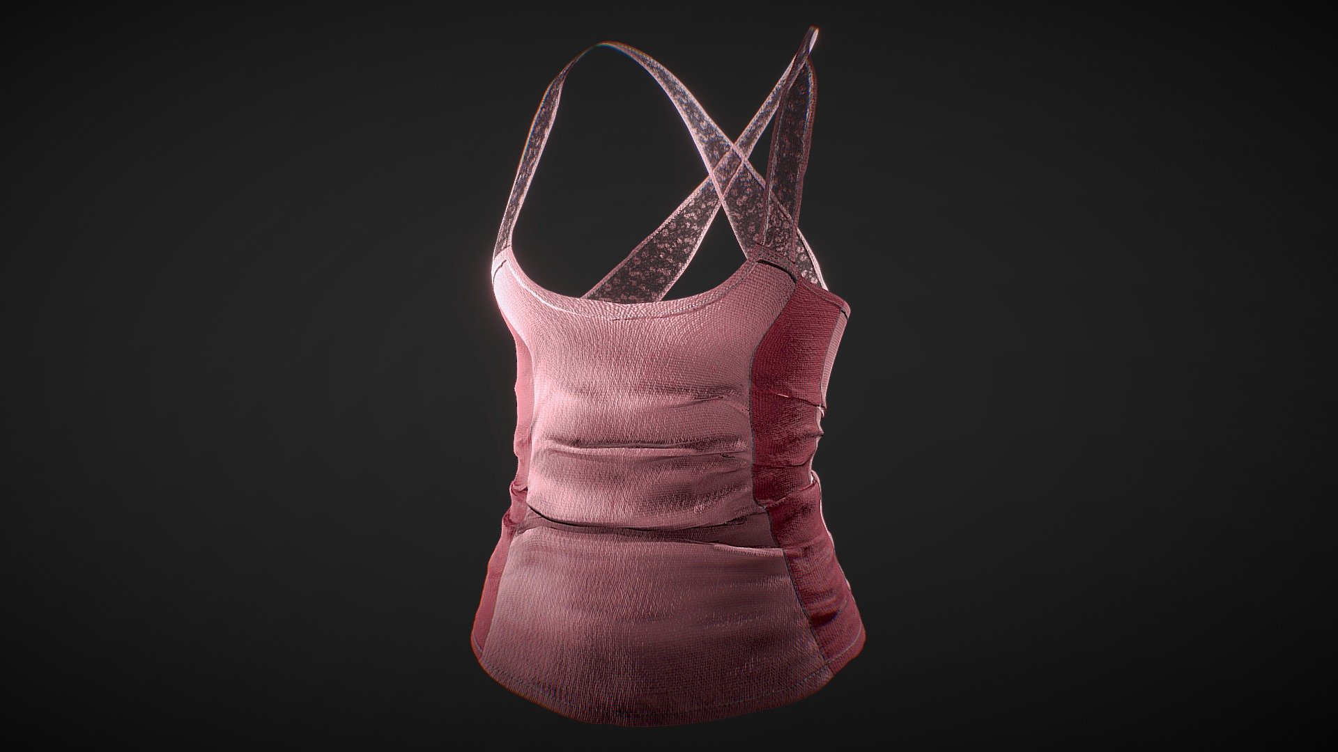 X-Back Top - Buy Royalty Free 3D model by Paradoox_Fashion [2d2176e ...