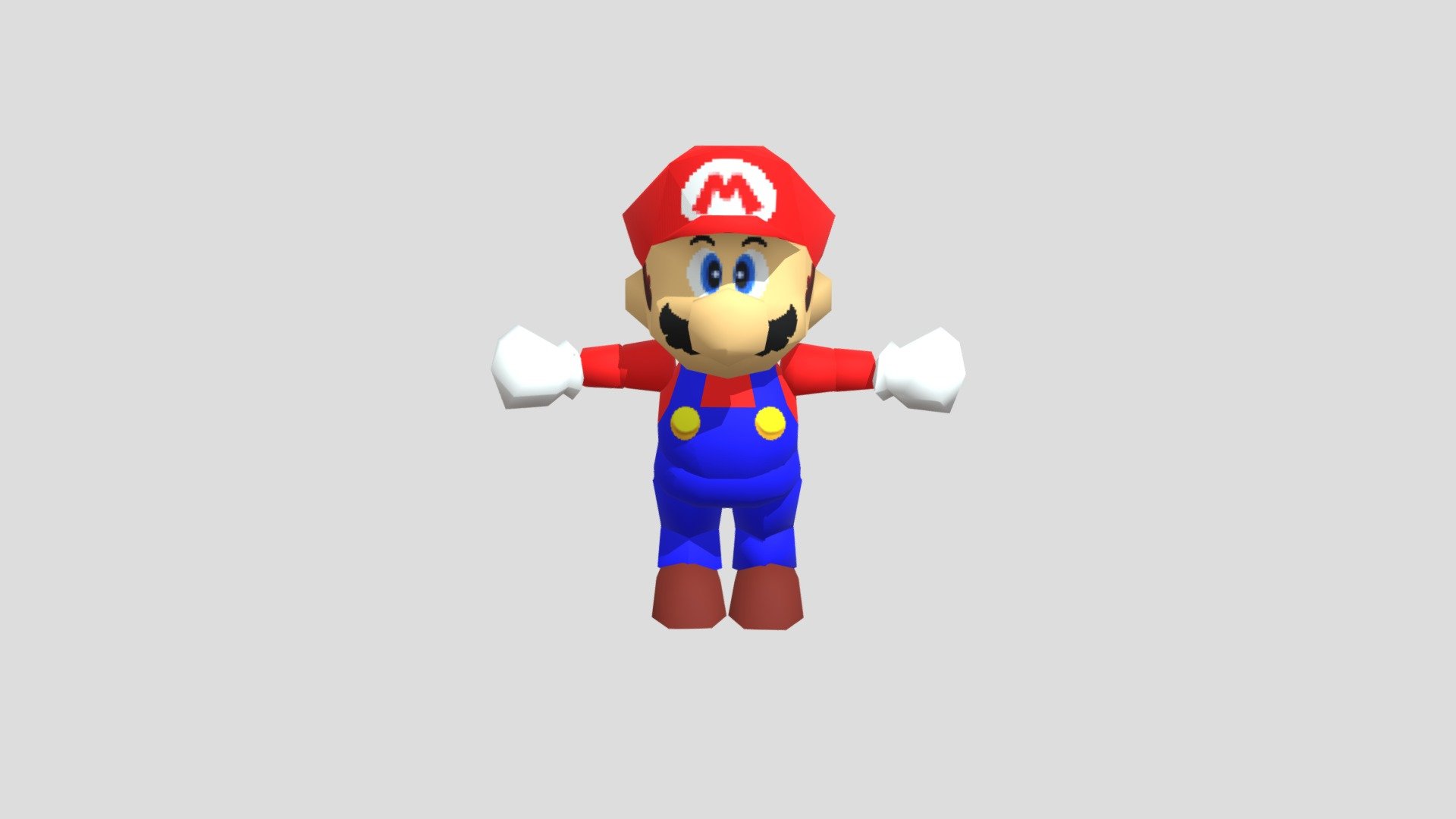 Sm64 Mario - Download Free 3D model by orangethecrew023 [2d22d9d ...