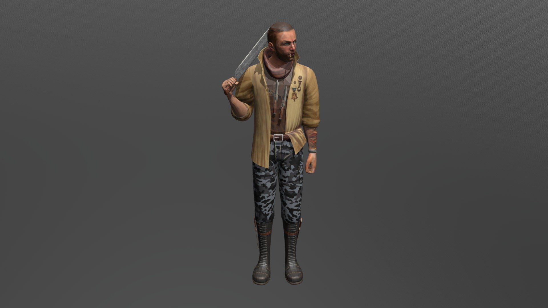 soldier - 3D model by Chen (@chenjin3d) [2d22dd8] - Sketchfab