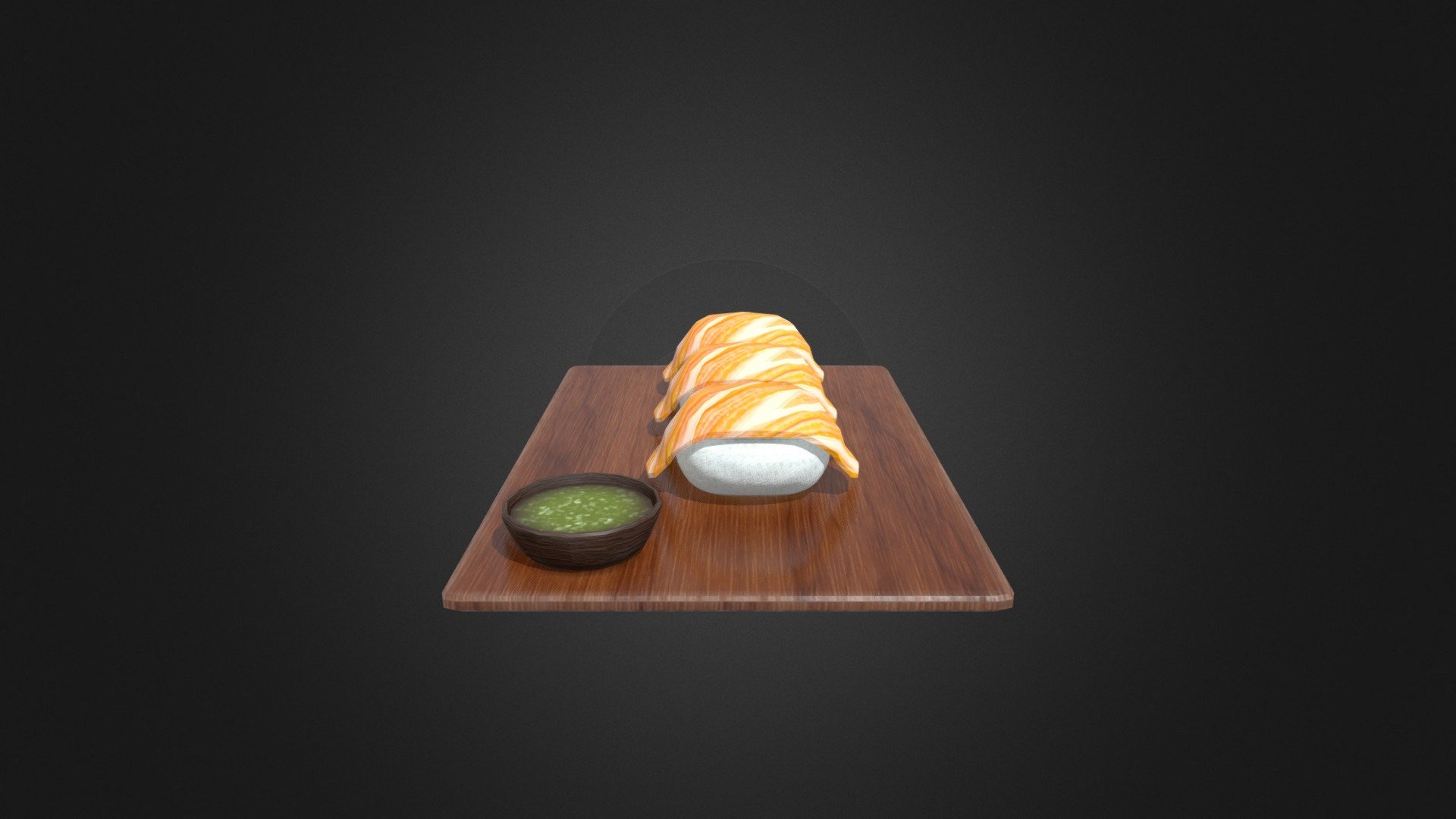 Sushi Board - 3D model by samwillscallywith [2d250b1] - Sketchfab