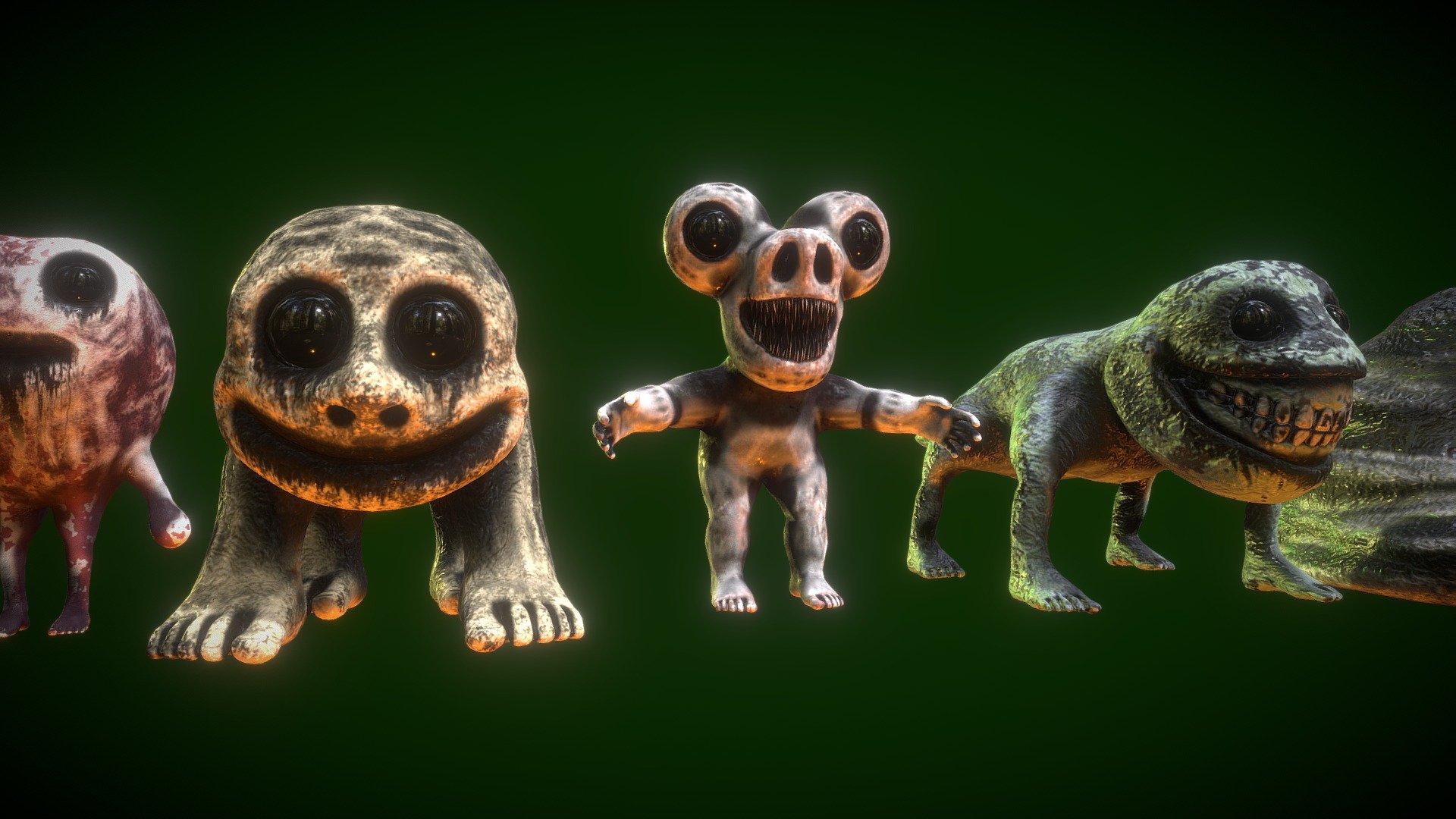 Zoonomaly - Monsters 11-16 - Download Free 3D model by MG Rips (@MG ...