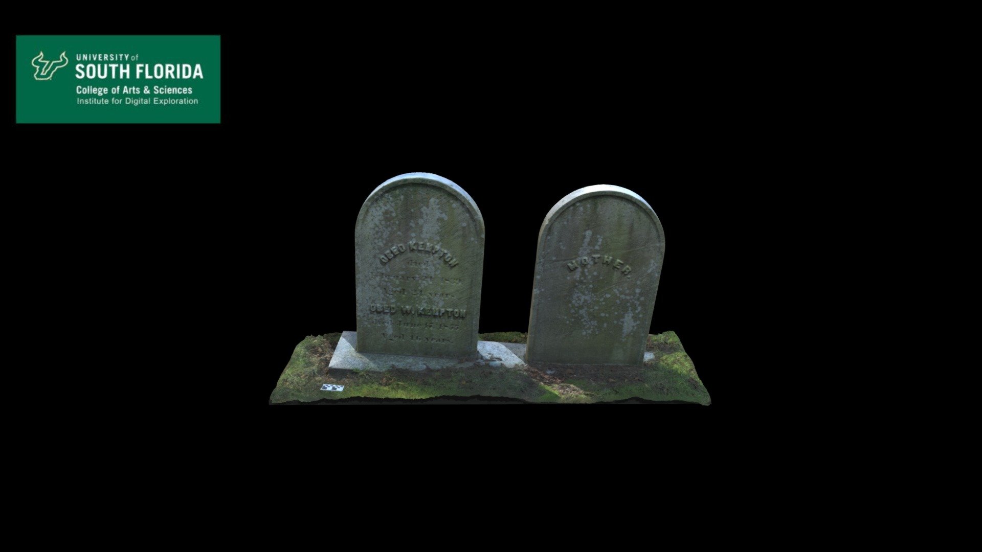 Tomb of Obed Kempton, Obed W., and Mother - 3D model by USF Institute ...