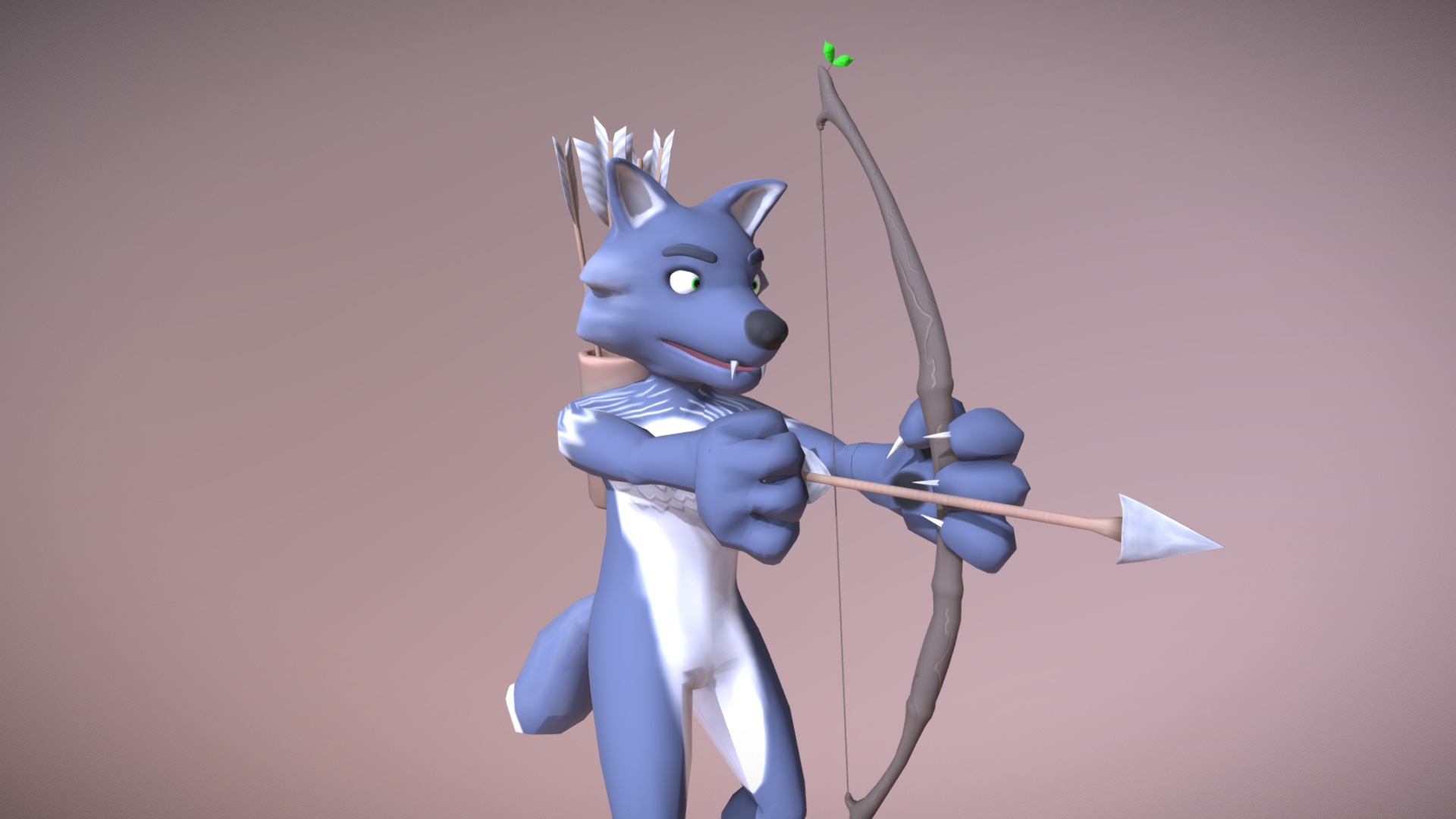 Wolfie [ Game Character ] - 3D model by alicewithalex [2d281e8] - Sketchfab