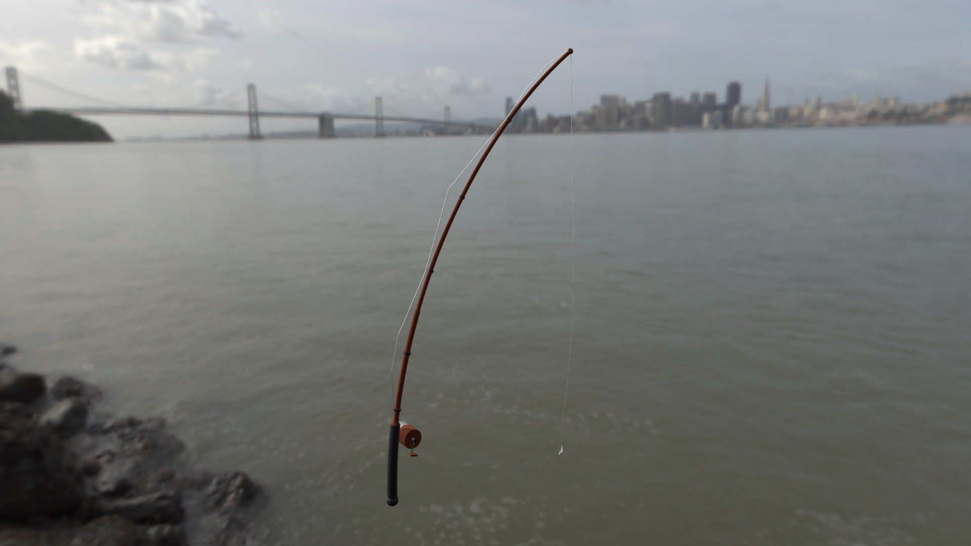 Fishing Rod - Download Free 3D model by Nicko G. (@nickogibson ...