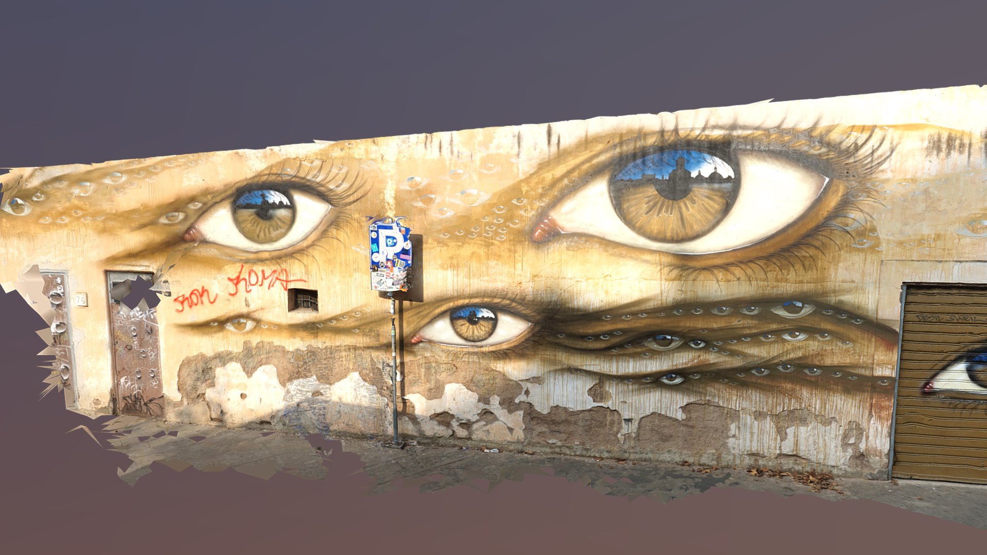 Eye Wall Mural - 3D model by John Toeppen (@toeppen) [2d28a3c] - Sketchfab