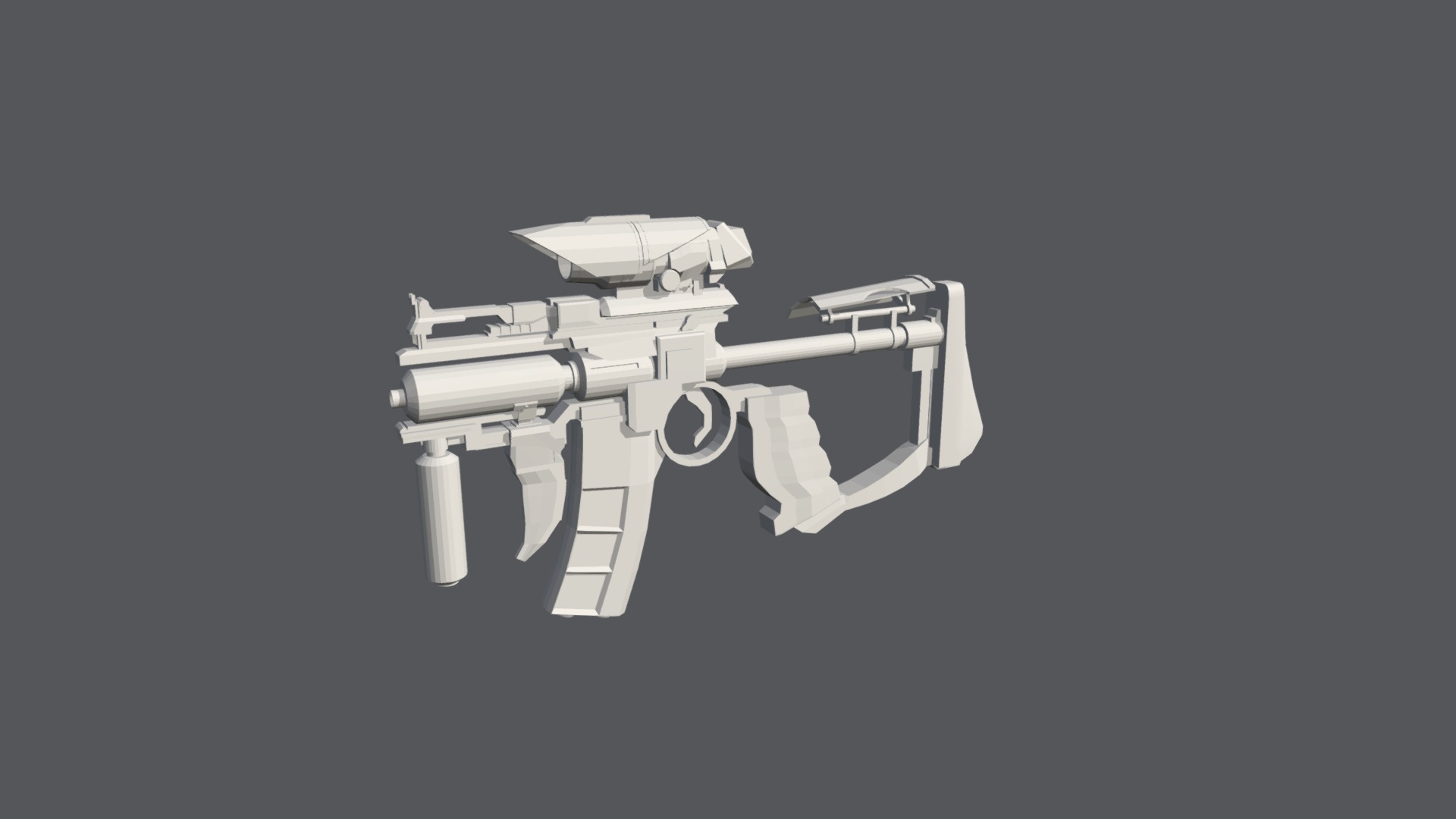 Gun Draft - 3D model by Gazemaniac [2d28aa3] - Sketchfab
