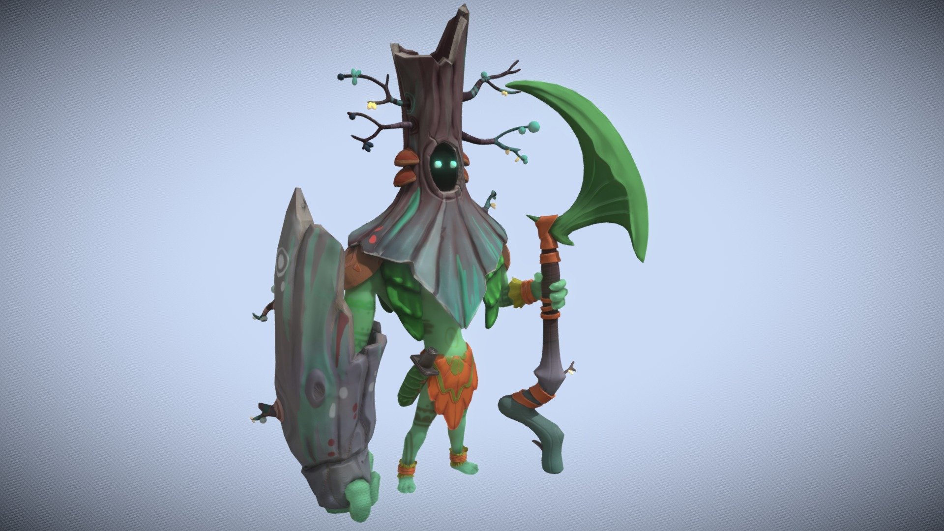 forest guard - 3D model by LouisAlgoet [2d29360] - Sketchfab