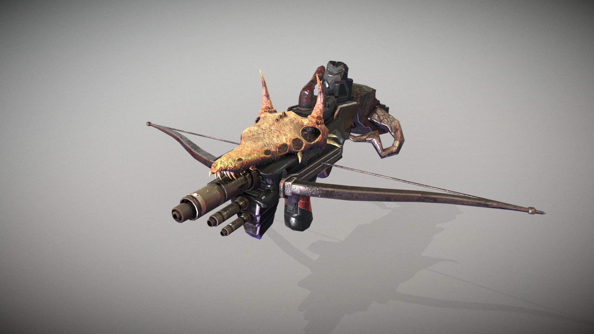 Bowgun Weapon Model - 3D model by Jennifer.Blais [2d29ddd] - Sketchfab