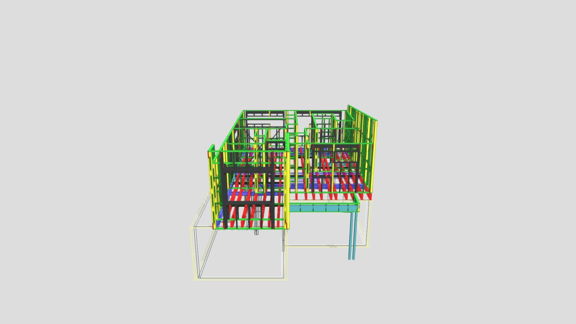 3D Floor Layout - 3D model by bweir85 [2d2a4c2] - Sketchfab