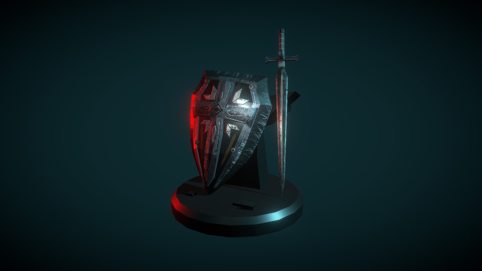 Arbiter Sword and Shield - 3D model by BTMcGuffin [2d2aeb5] - Sketchfab