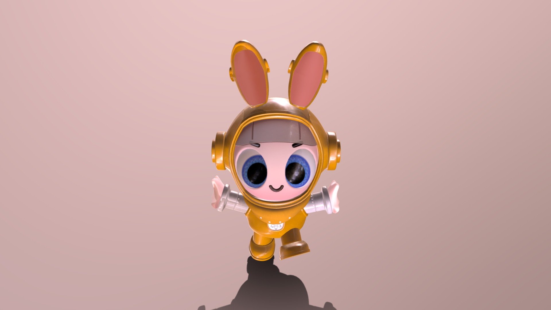 MOON RABBIT - 3D model by Tridiy Artstudio (@tridiy) [2d2cf63] - Sketchfab