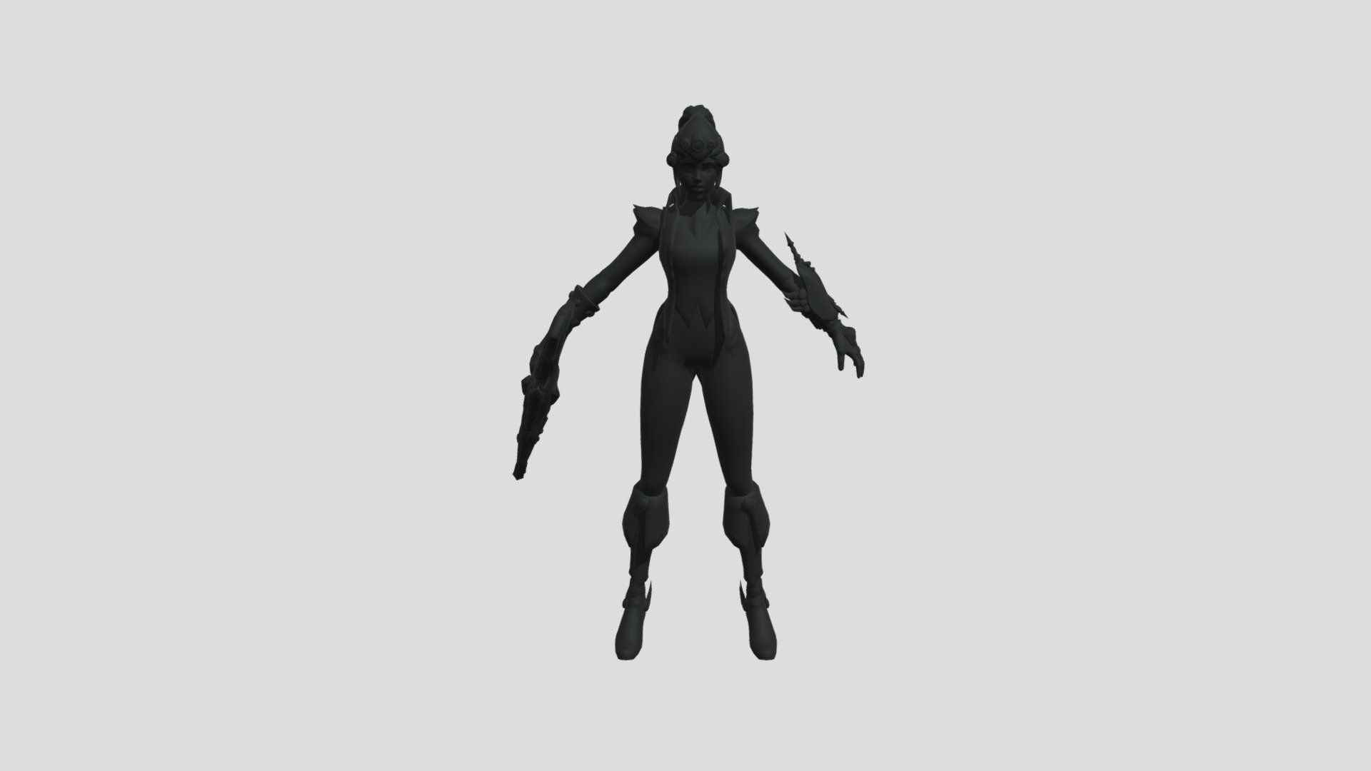 Huntress (Overwatch) - Download Free 3D model by AngelGamer1411 ...