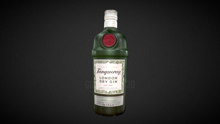 Gin-bottle 3D models - Sketchfab