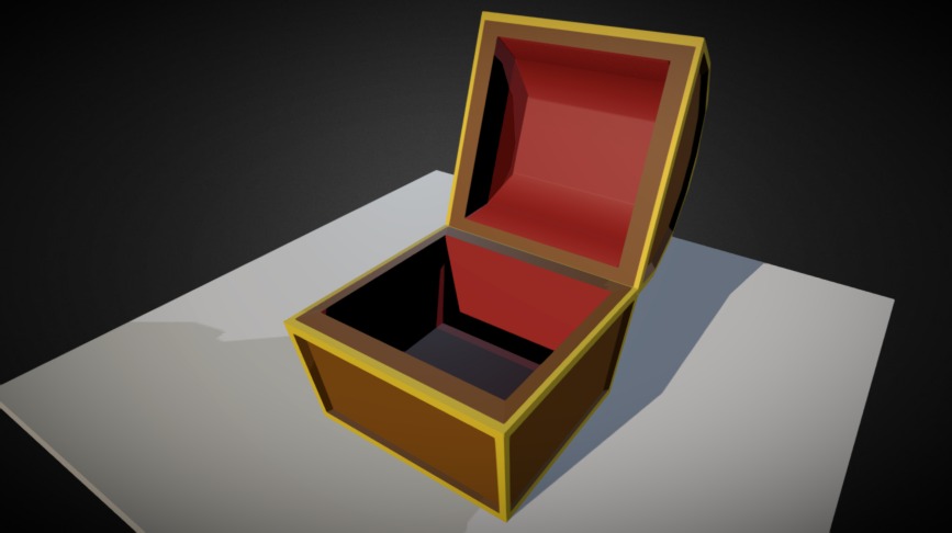 Basic Treasure Chest Animation Test - 3D model by GamedevCala [2d3837d ...