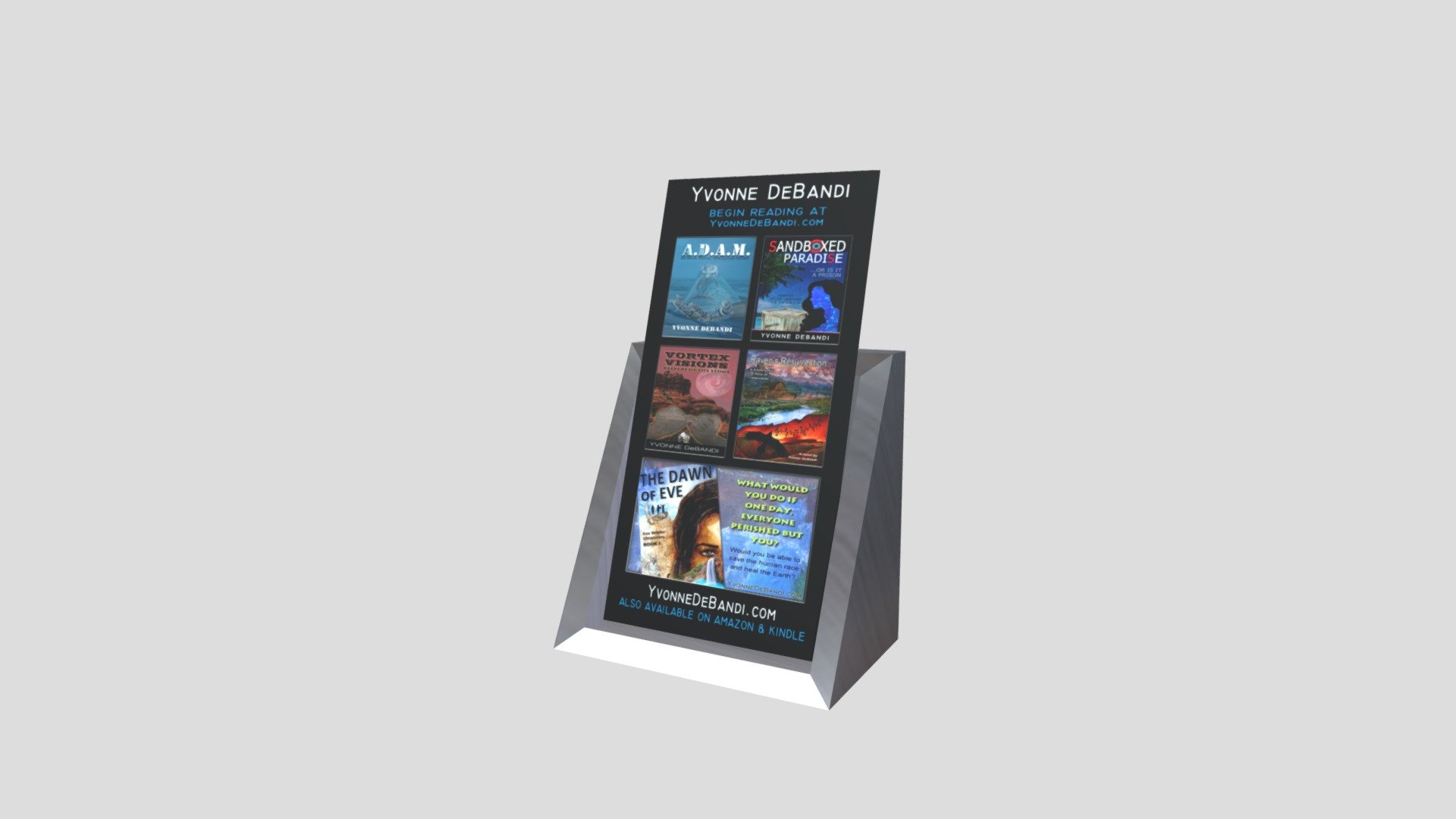 Metallic Brochure Holder - Buy Royalty Free 3D model by Yvonne DeBandi ...