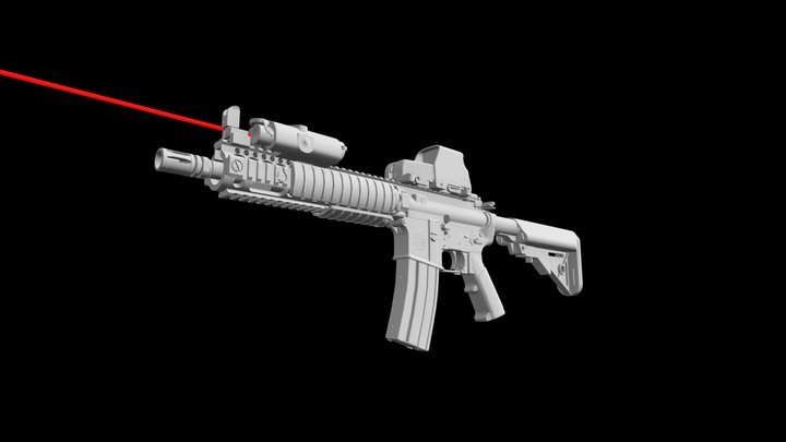Mk18 3D models - Sketchfab