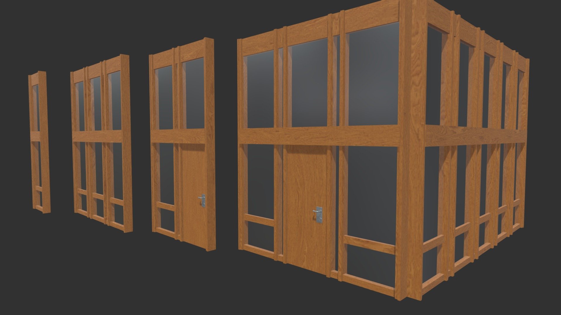 Office Door Set - 3D model by Raw Banana Studio (@rawbananastudio ...