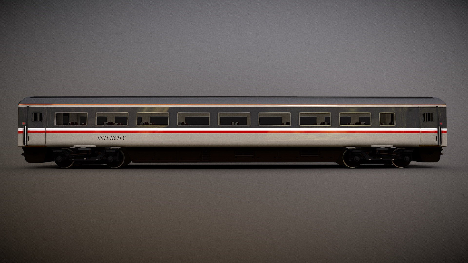 Train - Mark 4 Carriage Std Swallow Livery - Download Free 3D model by ...