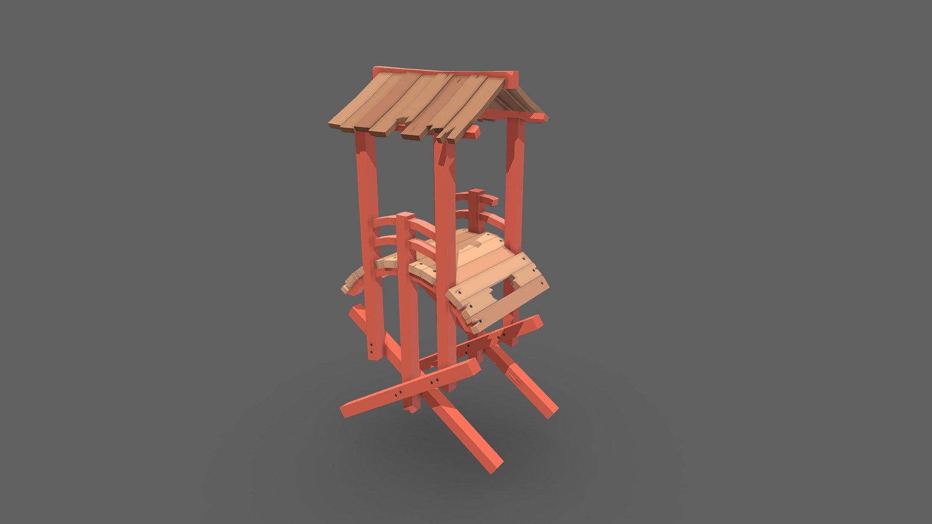 Wood Bridge - 3D model by frankesalgado87 [2d3d0c6] - Sketchfab