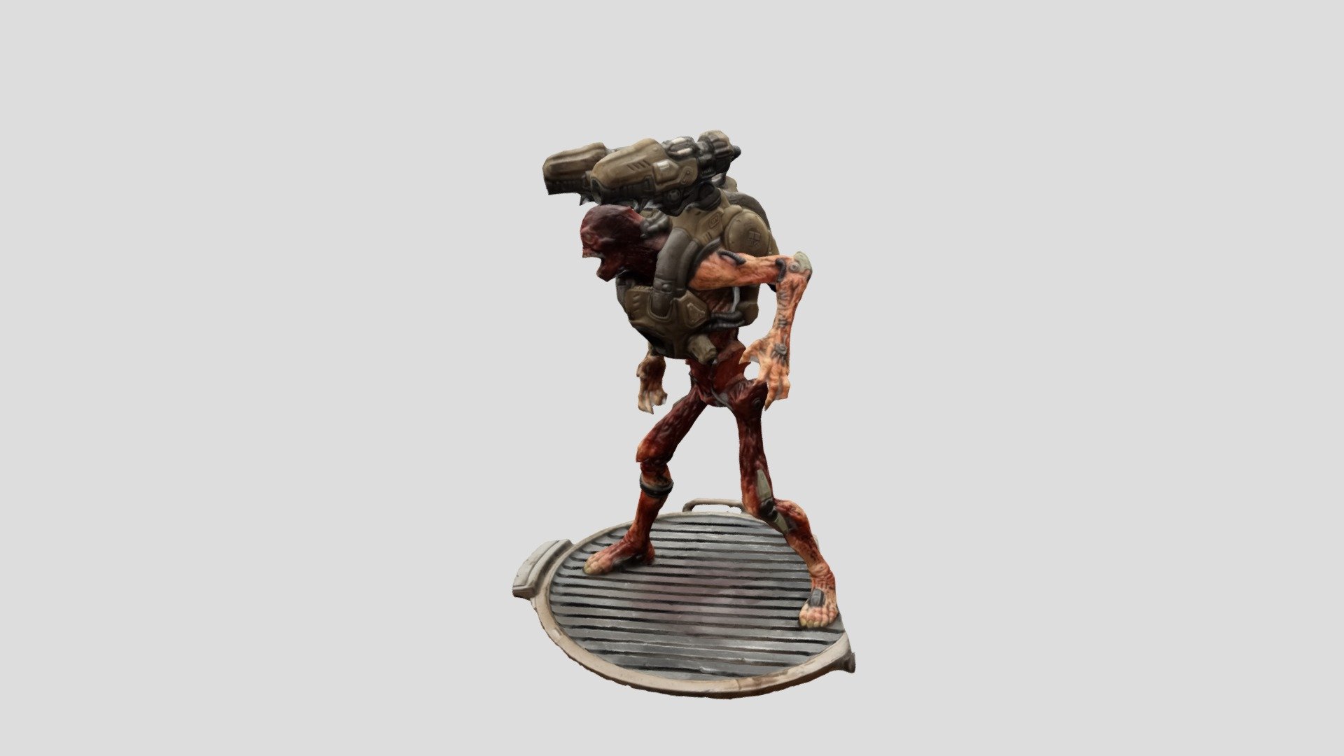 Doom Monster - Download Free 3D model by NeedsNoDecaf [2d3f52a] - Sketchfab