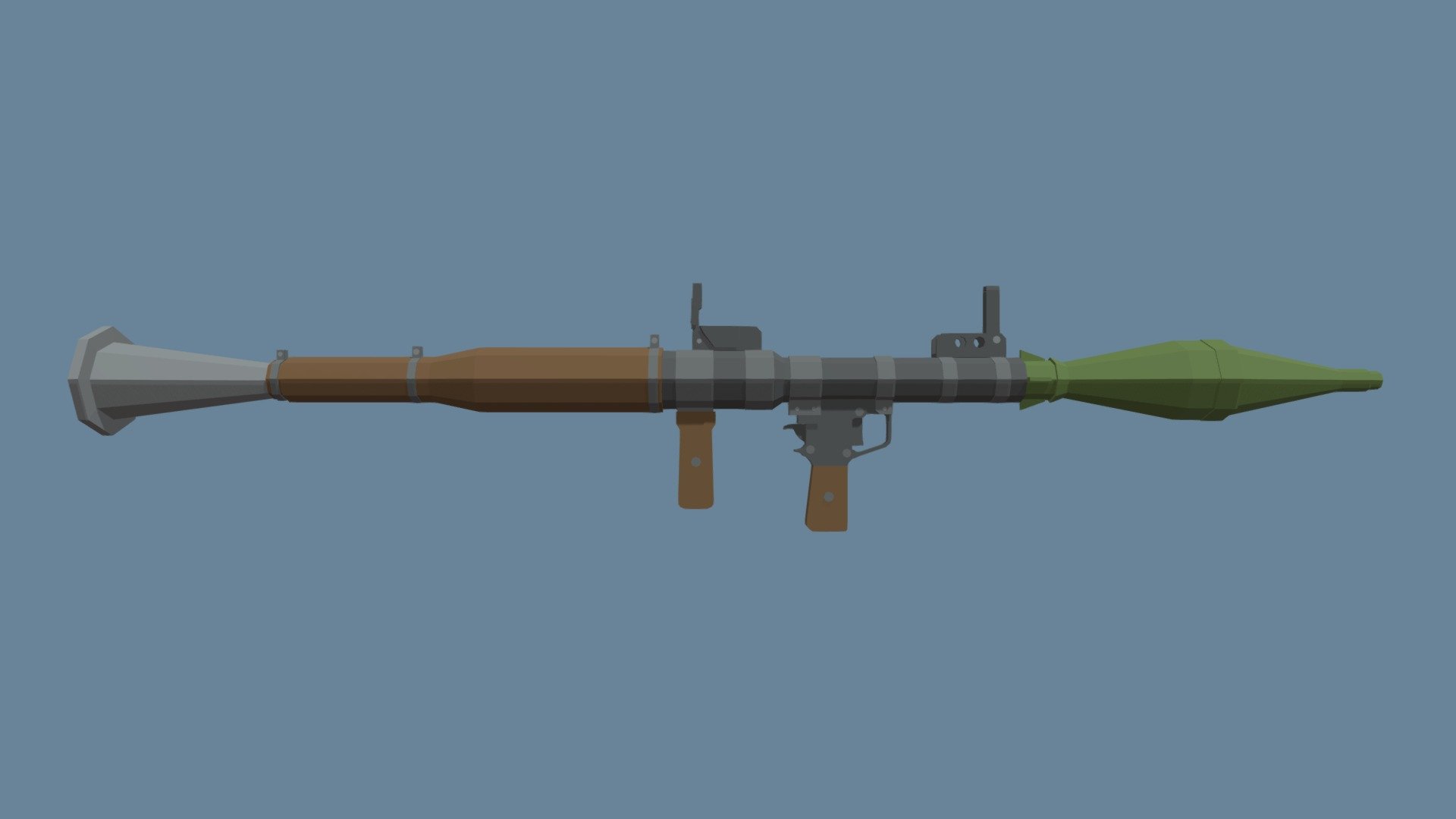 RPG-7 (Low-Poly) - Download Free 3D model by GoldbergR [2d3fca4] - Sketchfab