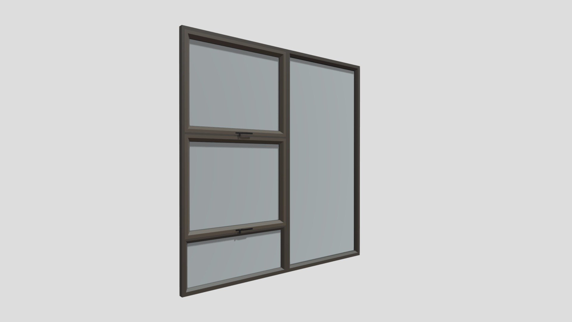 Aluminium Window - Download Free 3D model by 4ndr3wpop [2d4228e ...