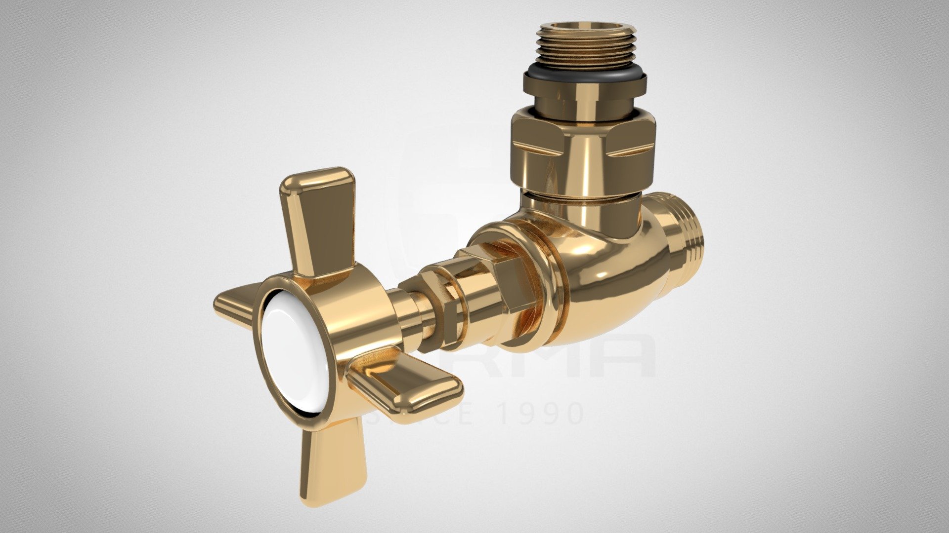 STAR angled regulating valve - Download Free 3D model by termagroup ...
