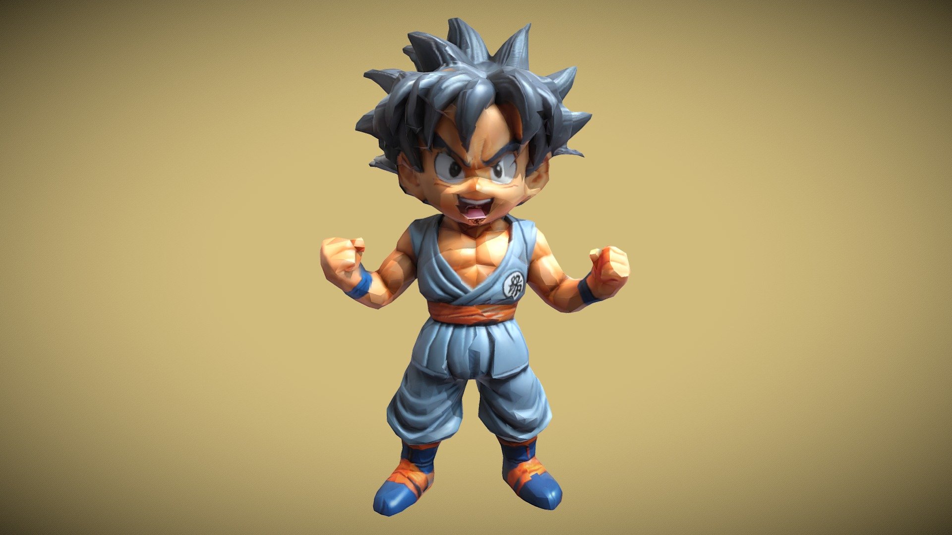 Goku - Buy Royalty Free 3D model by SAXN [2d457a2] - Sketchfab Store