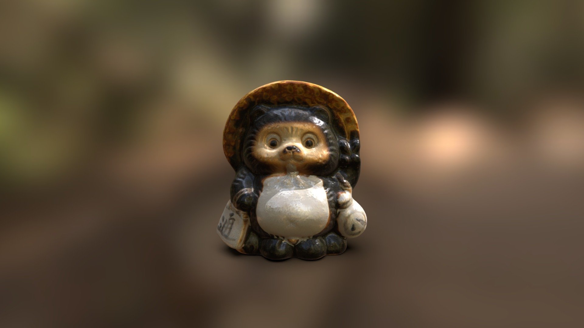Tanuki Statue Small - 3D model by mcro89 [2d45dca] - Sketchfab