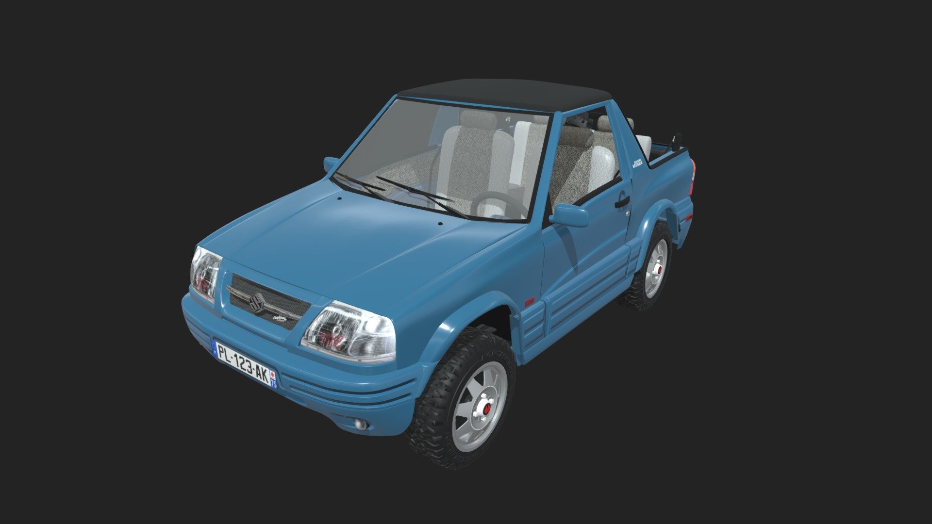 Suzuki Grand Vitara cabriolet convertible - Download Free 3D model by ...