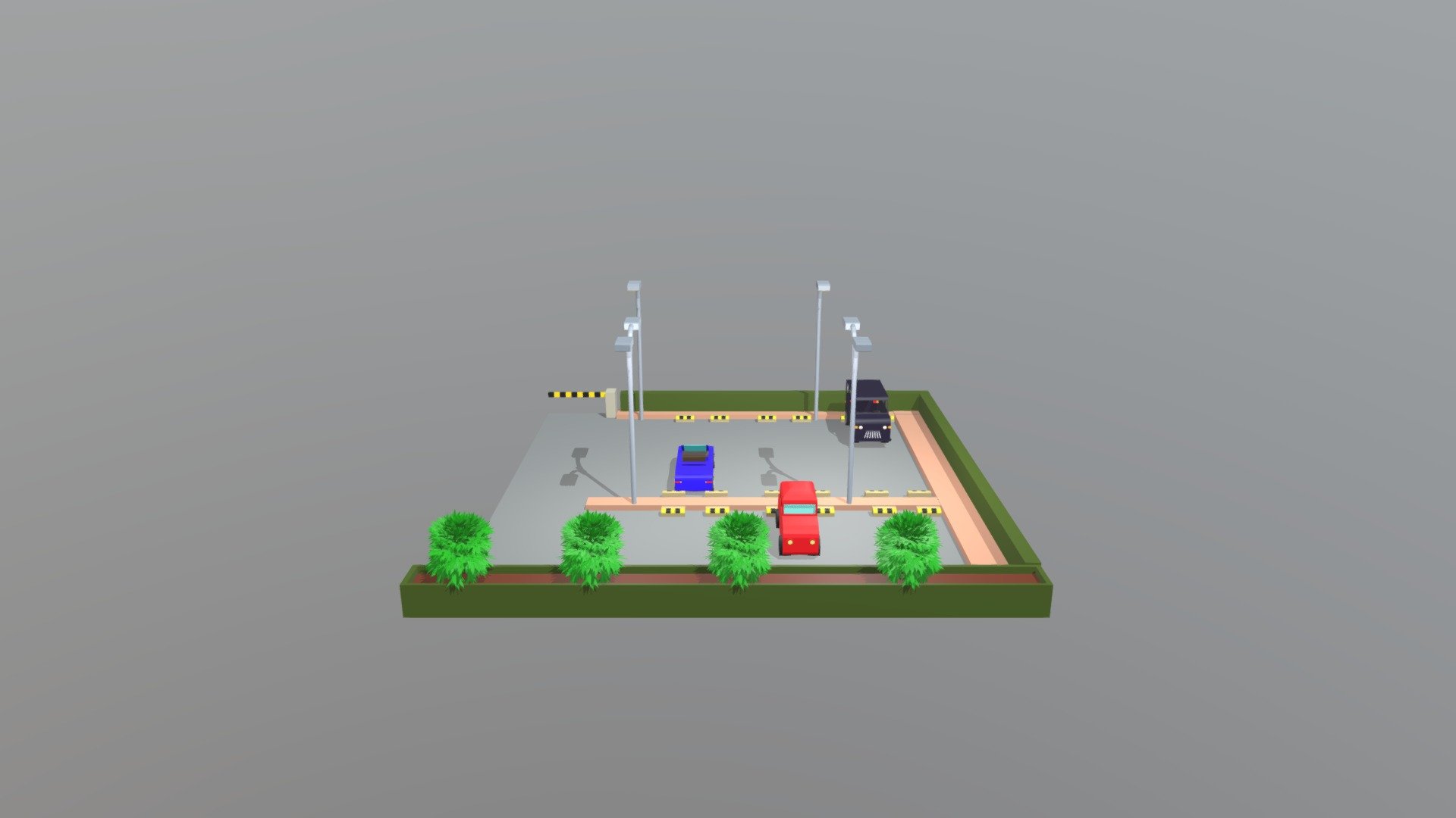 Car Park v2 - 3D model by Delvin (@Radclyffe) [2d46160] - Sketchfab