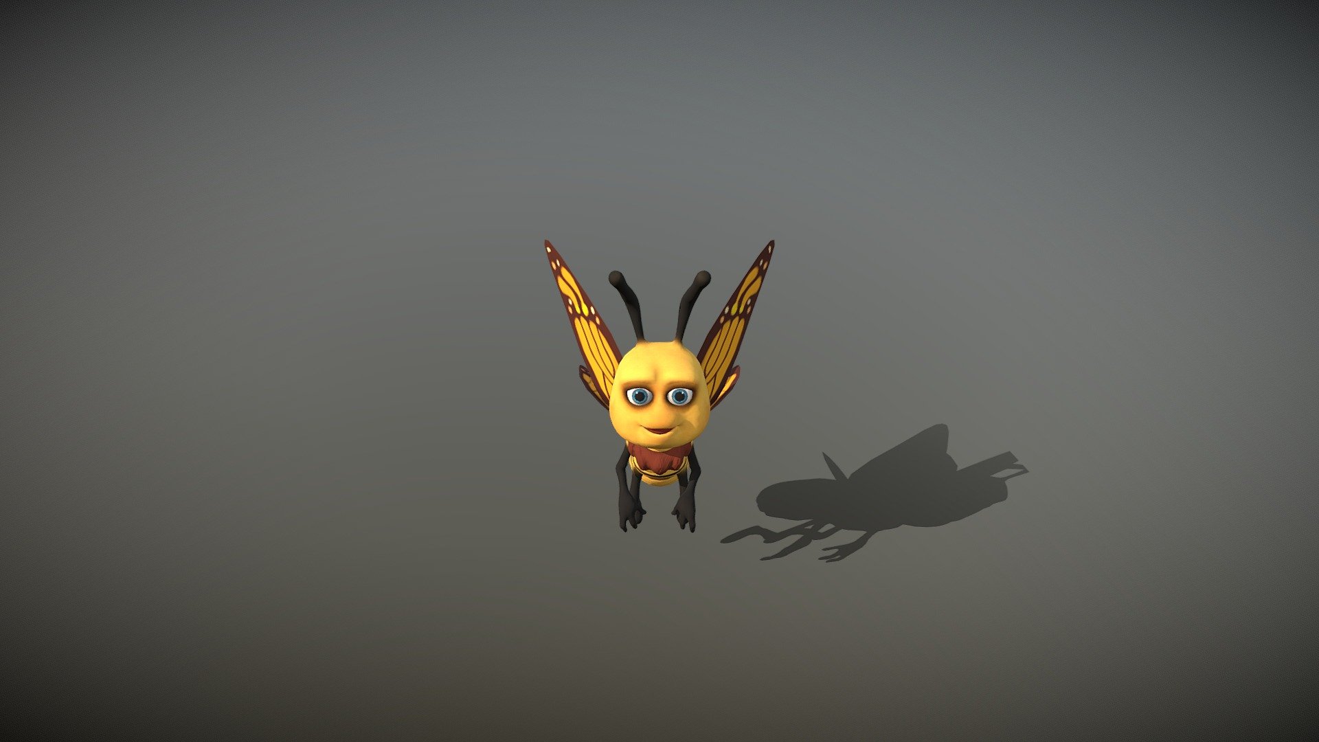 cartoon buttefly - Buy Royalty Free 3D model by 3DAnvil [2d473ff ...