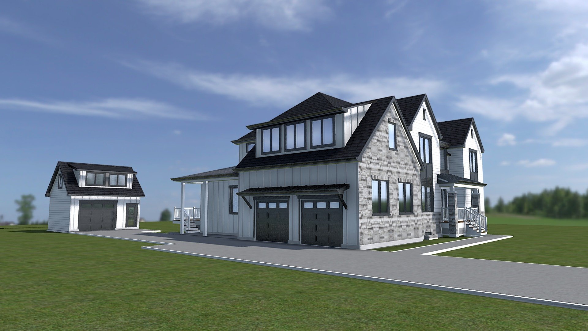 Dhaval Patel 2 - 360 spin model of 3D house - 3D model by Render3DQuick ...