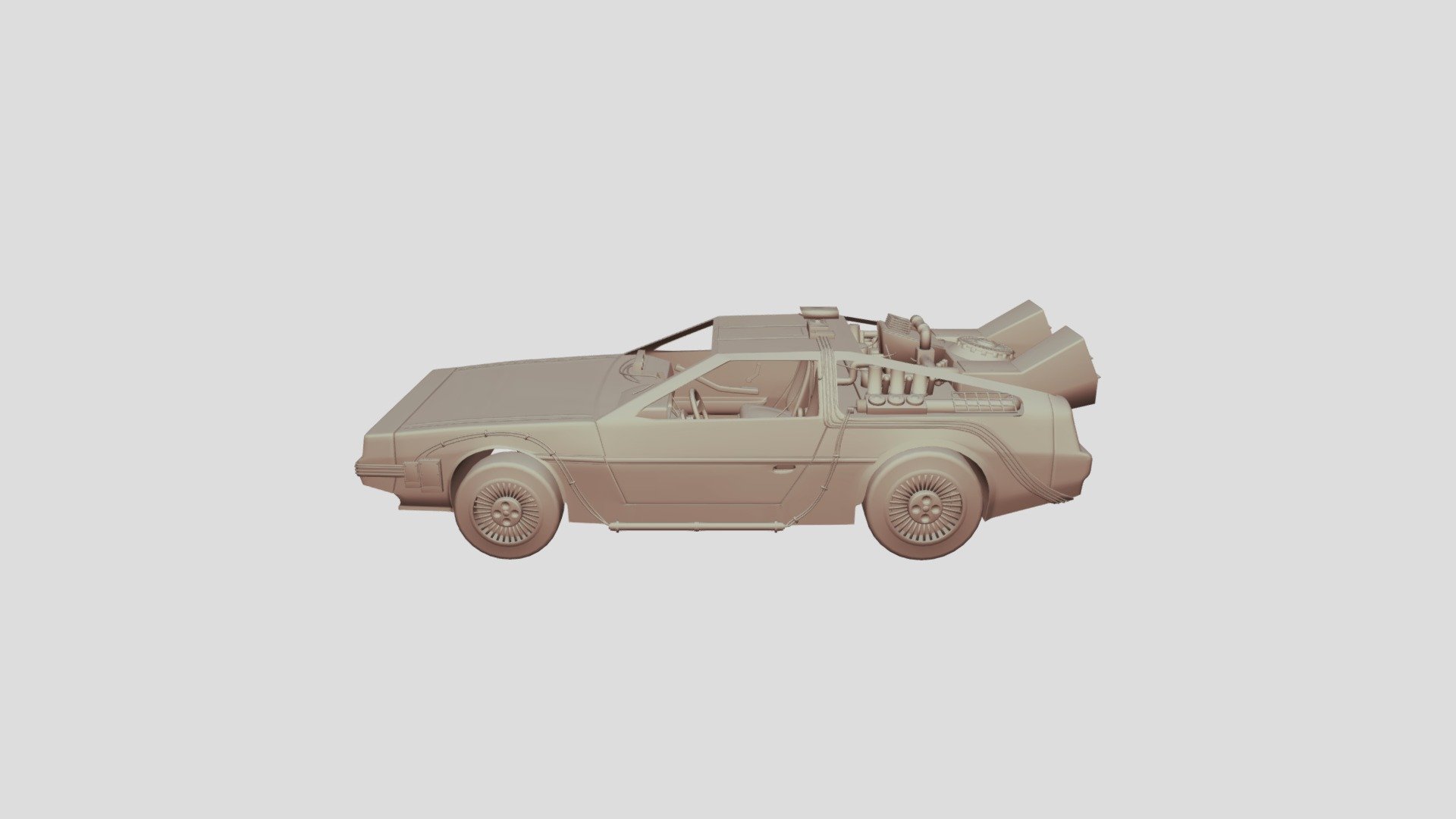 delorian back to future - Download Free 3D model by kiria_d (@kirilldrac78) [2d4dffd] - Sketchfab