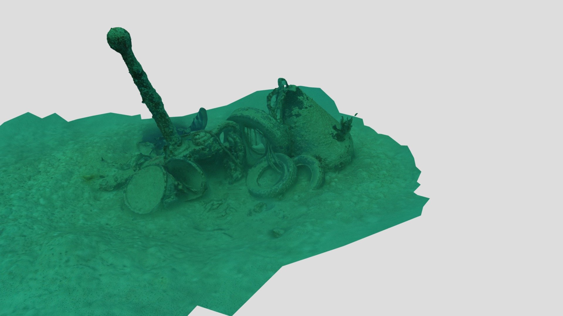 Seaplane Ramp Japanese Anchor and Buoy - 3D model by pruitt.jim ...