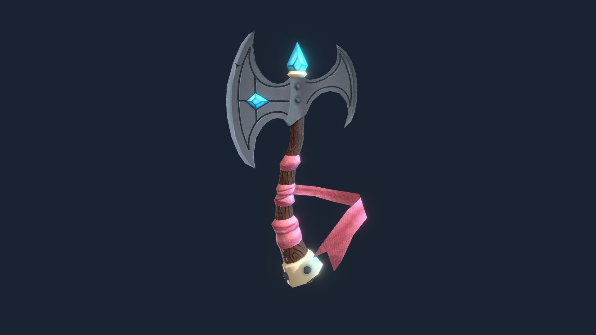 Magic Axe - 3D model by Anna April (@annnnaaaaa) [2d50c2d] - Sketchfab