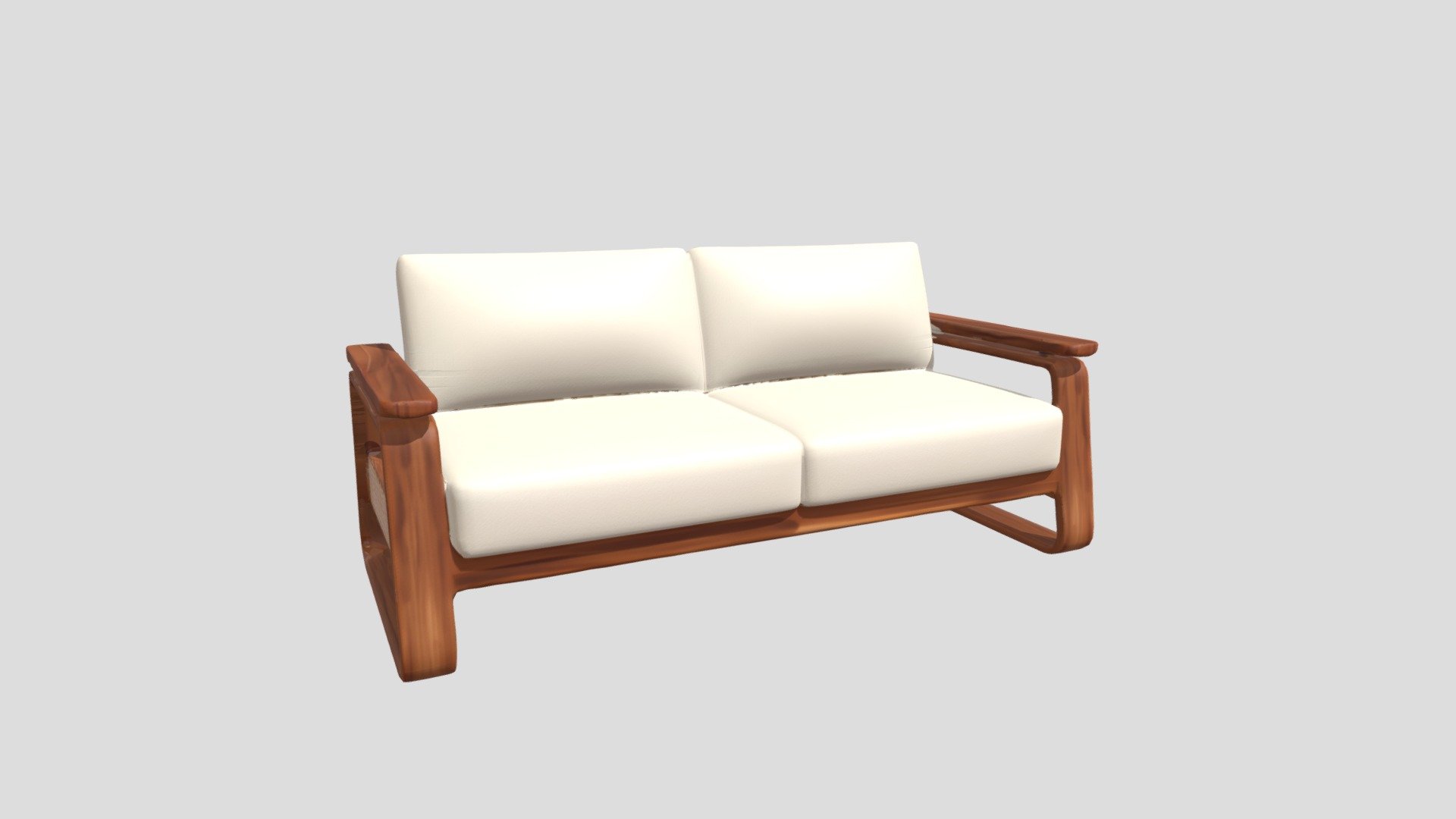 modern wooden sofa - Download Free 3D model by saurabhbothra09 [2d51535] - Sketchfab