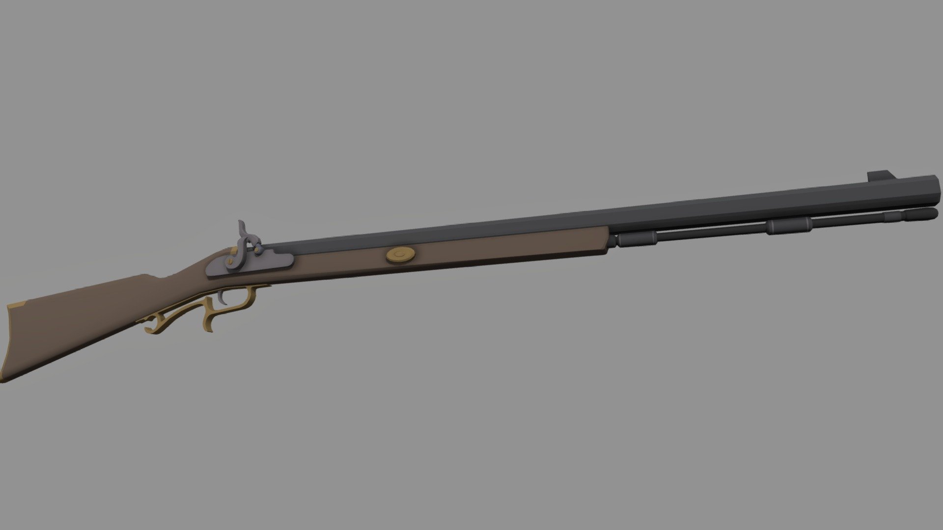 Simple Low-Poly Musket - Download Free 3D model by Tanako [2d51e8b ...