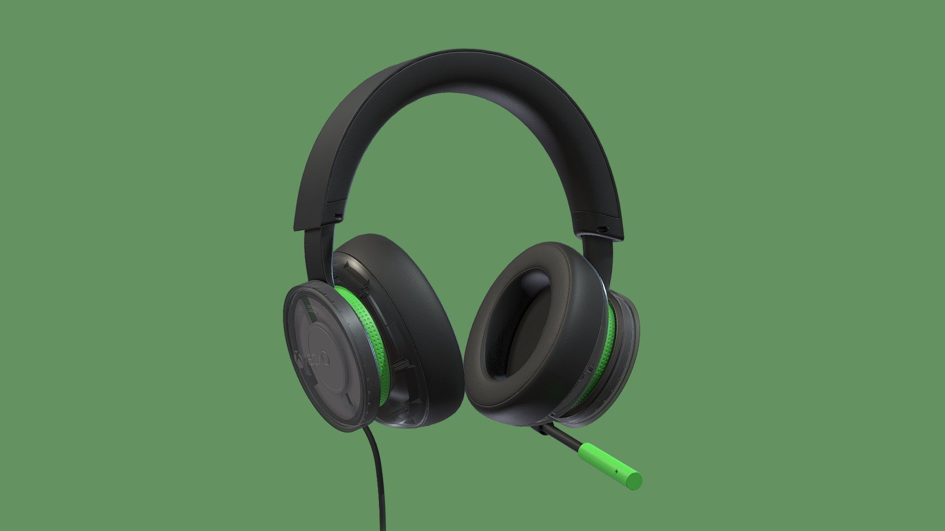 Xbox 20th Anniversary Special Edition Headset - Buy Royalty Free 3D ...