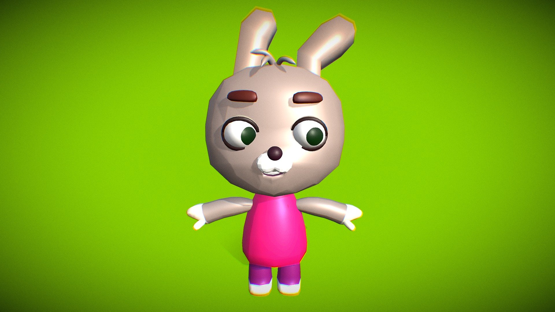 Hare Animated - Buy Royalty Free 3D model by KamillaKraus [2d54213 ...
