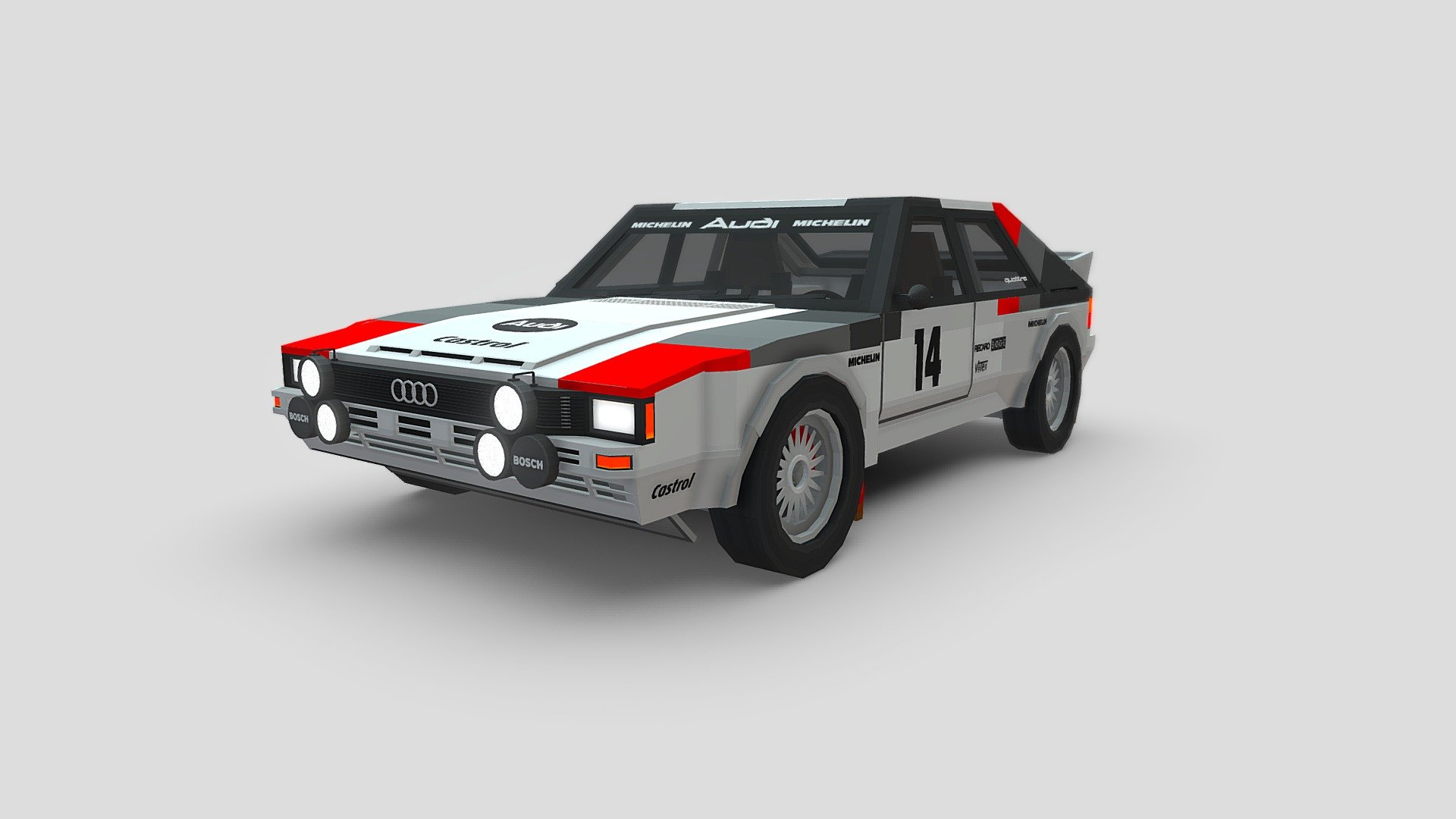 '81 Audi Quattro A1 - Minecraft - 3D model by ashminggu [2d57e69 ...