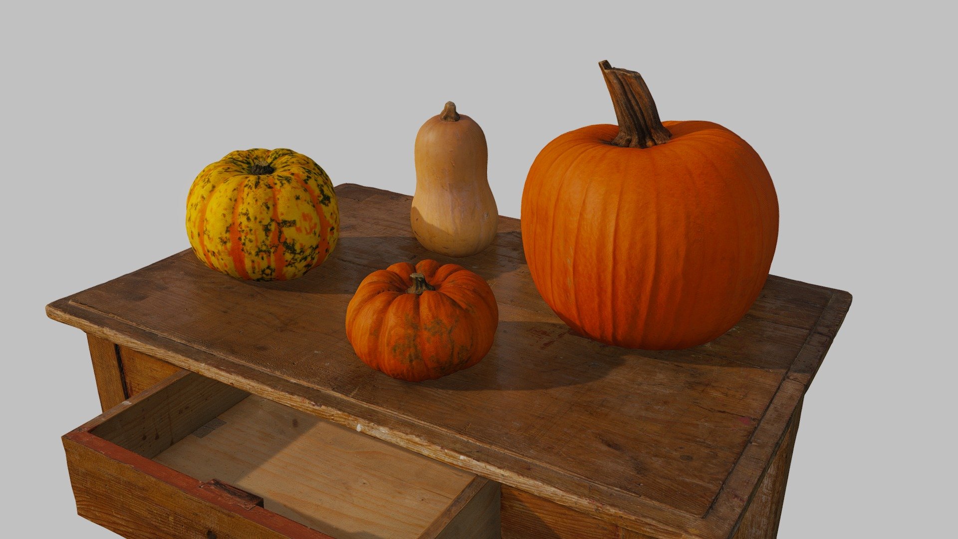Halloween Pumpkin Set - Download Free 3D model by tosbin [2d59256 ...