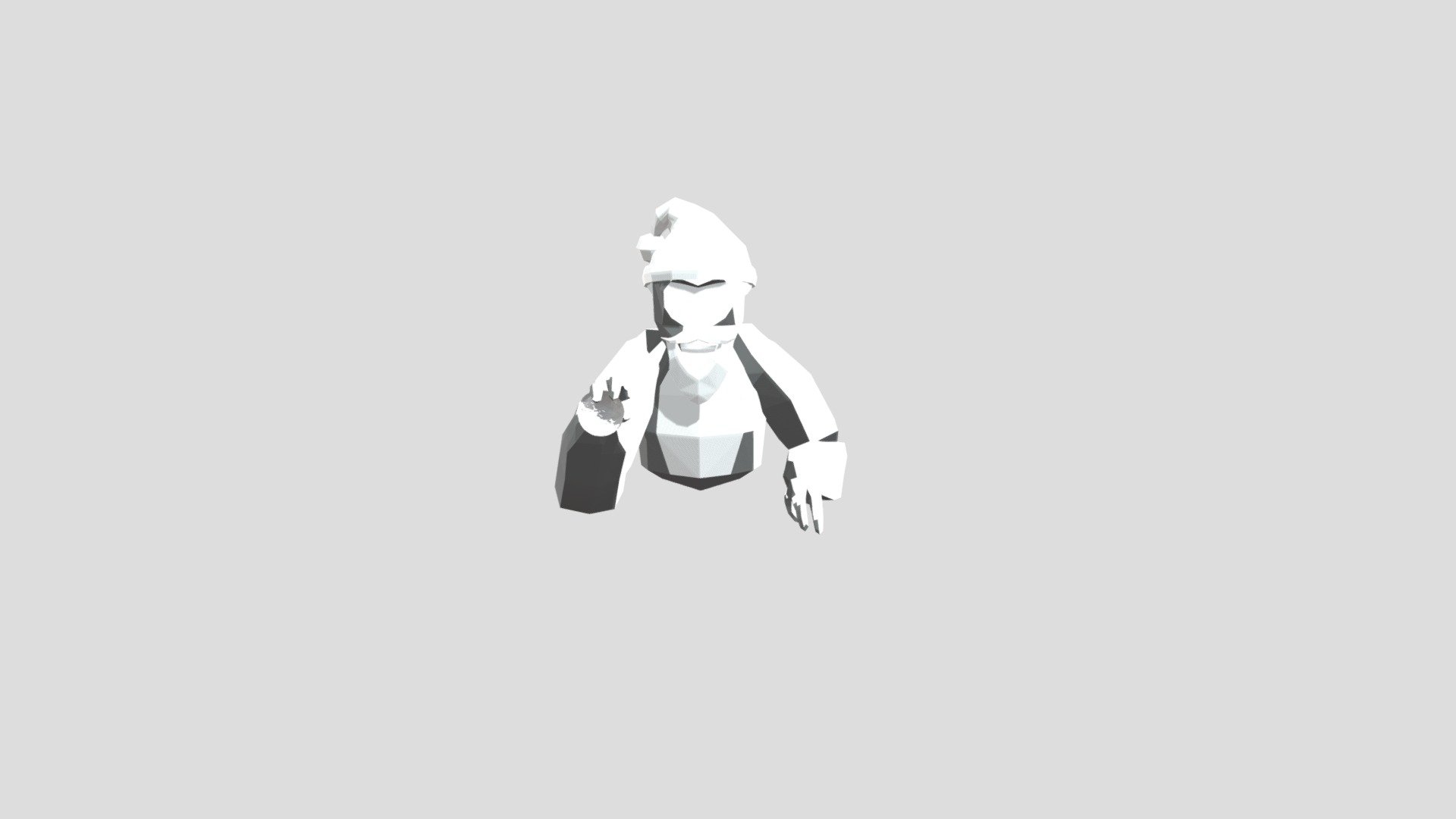 white monkey - 3D model by jayjayggl [2d5a20b] - Sketchfab